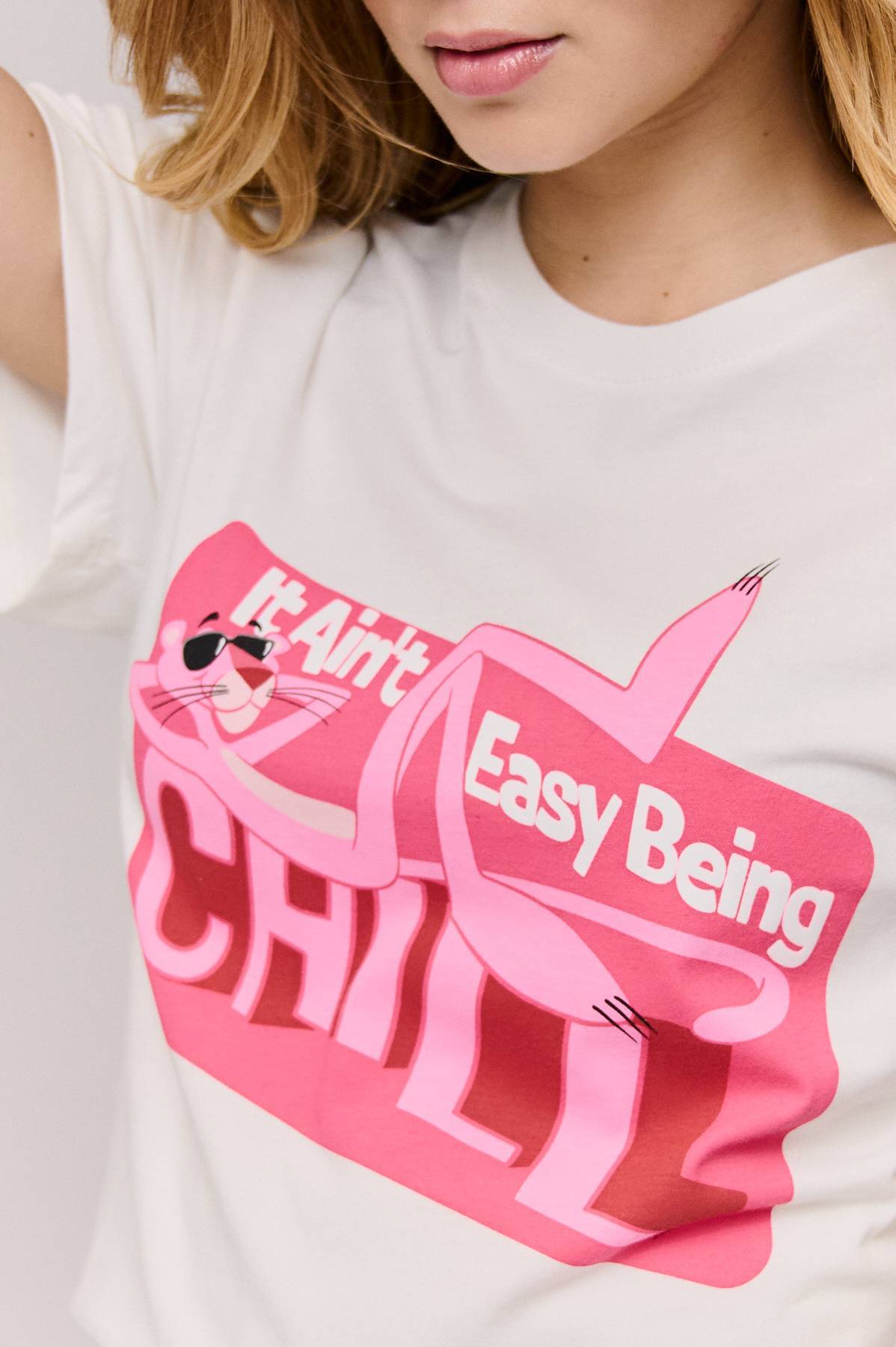 Camiseta Estampada Pantera Rosa | De Prati Tienda Online