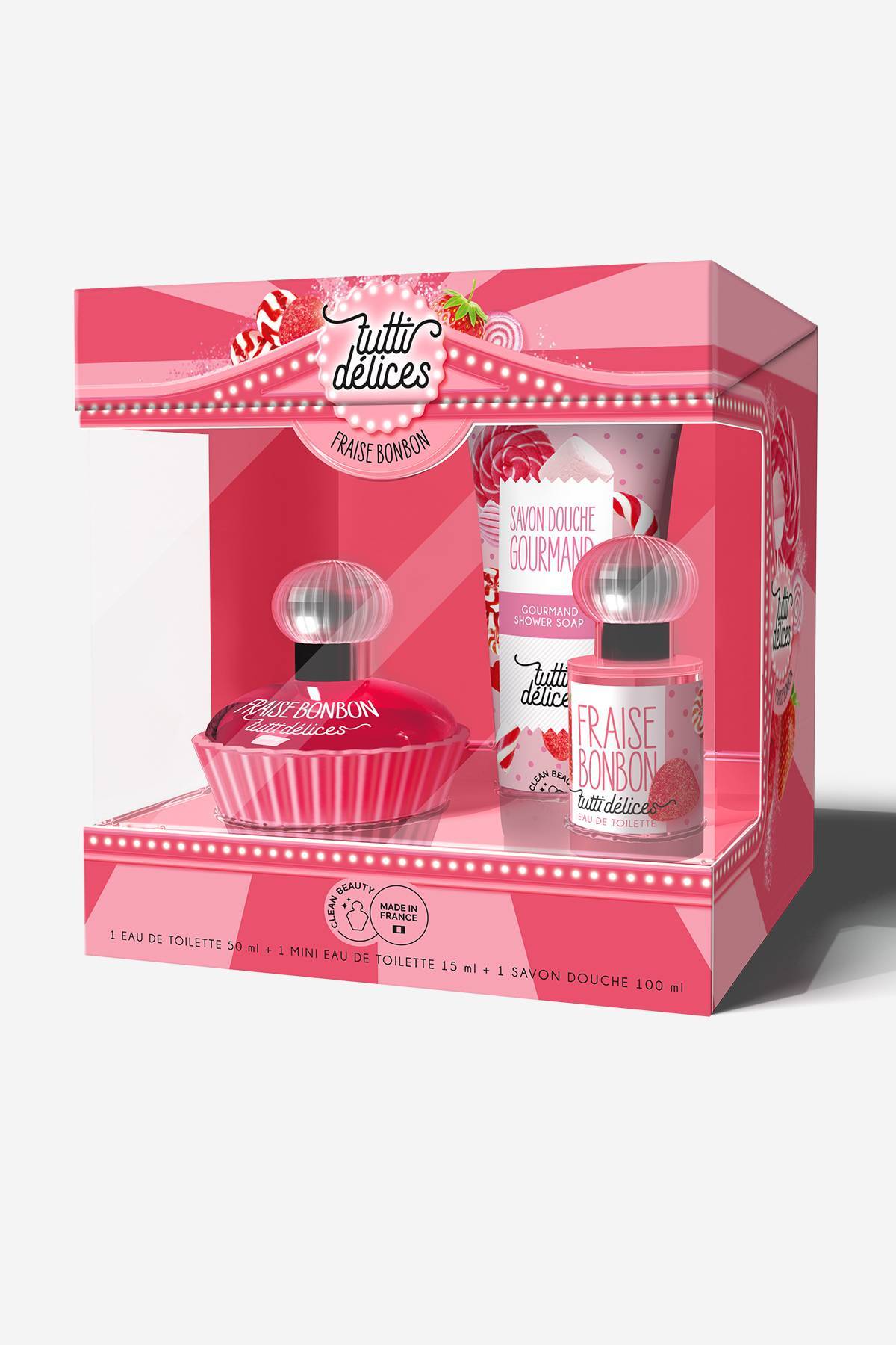 Set Fraise Bonbon Tutti Délices x3 | Deprati Tienda Online