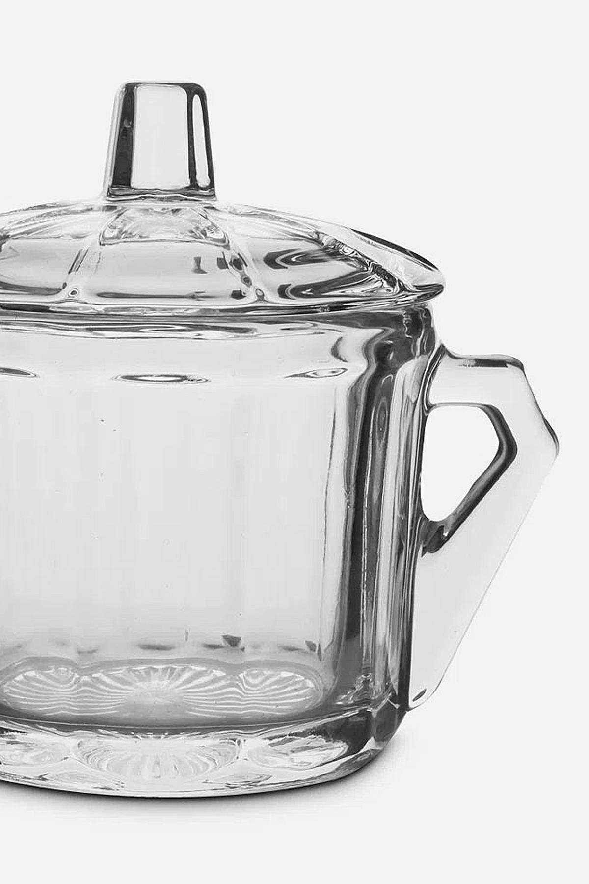 Azucarera con Tapa de Vidrio 23 oz Cristar | Deprati Tienda Online
