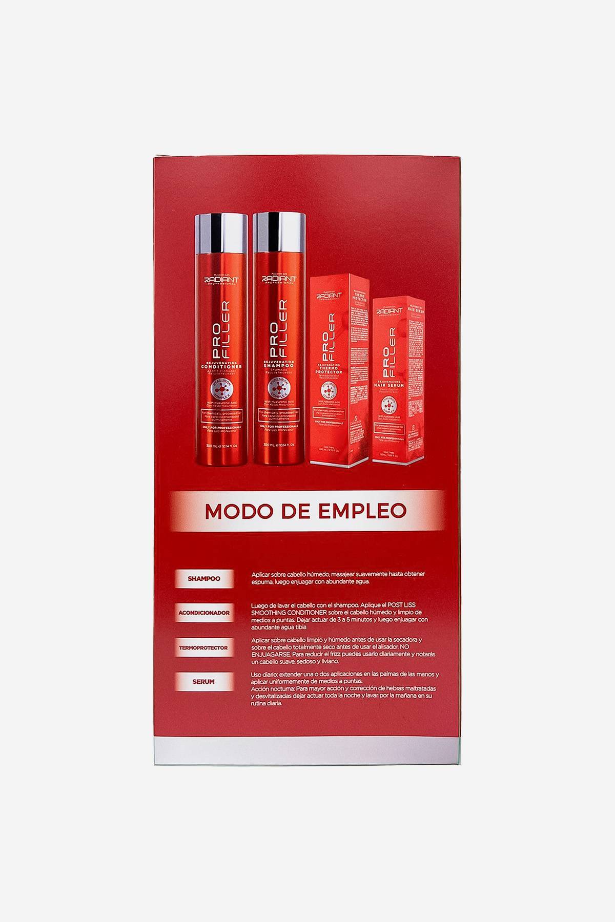 Set Pro Filler Radiant x 4 | Deprati Tienda Online