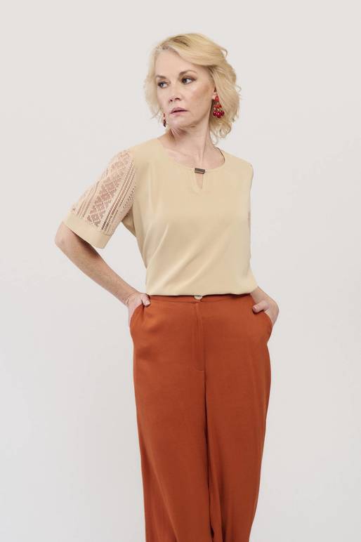 Blusa con Randa Amanda | De Prati Tienda Online