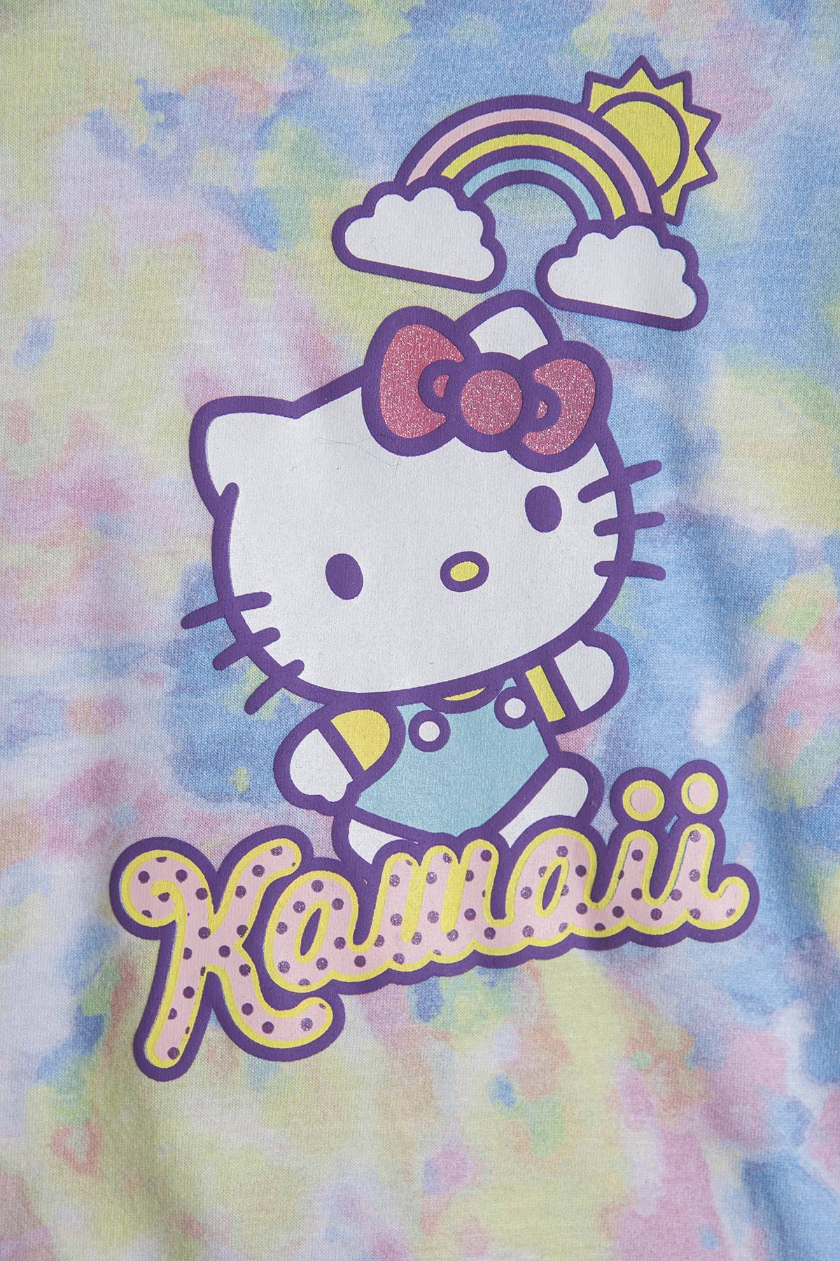 Camiseta Tie Dye Estampada Hello Kitty | De Prati Tienda Online