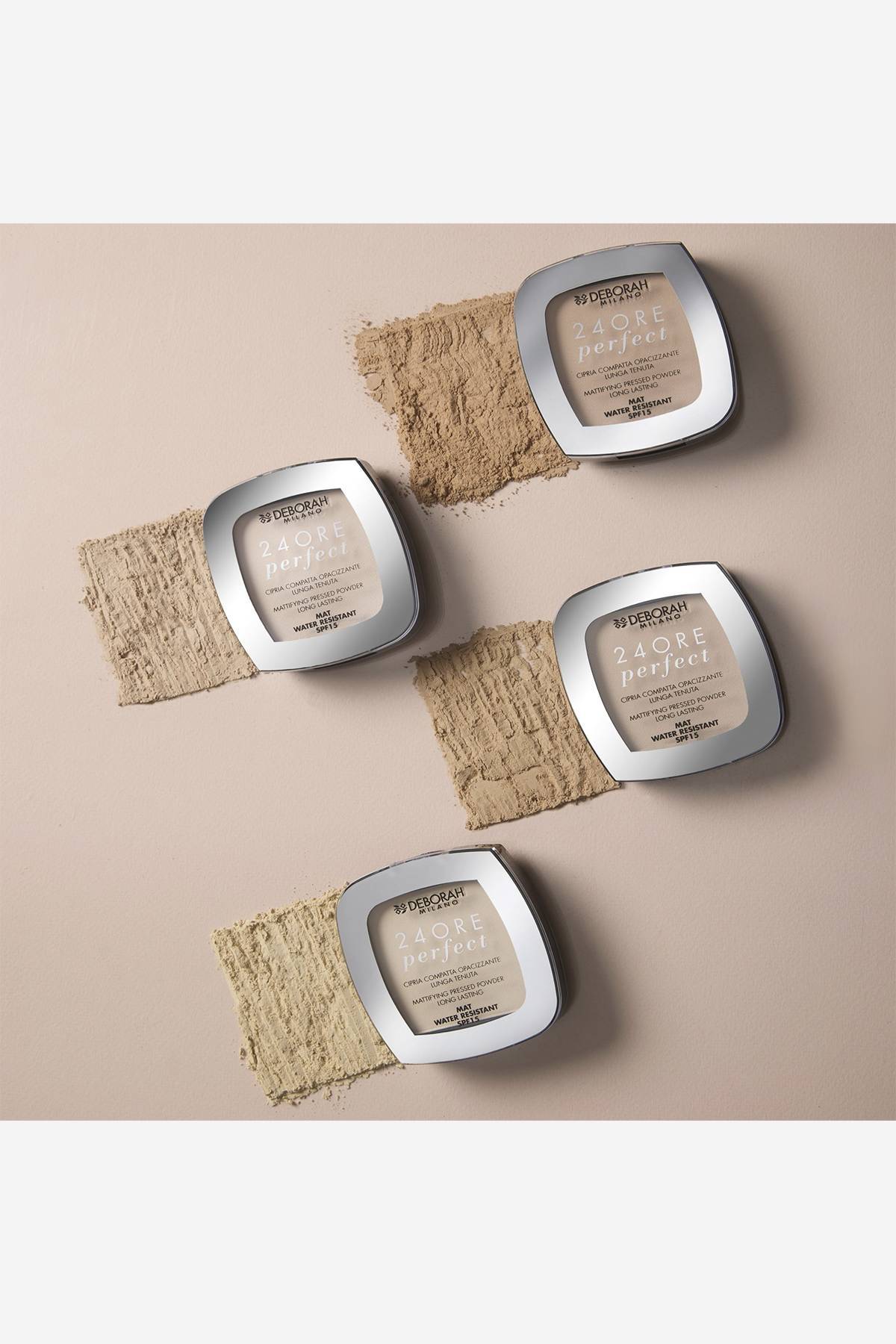 Polvo Compacto Cipria 24 ORE Perfect Deborah 02 Beige | Deprati Tienda ...