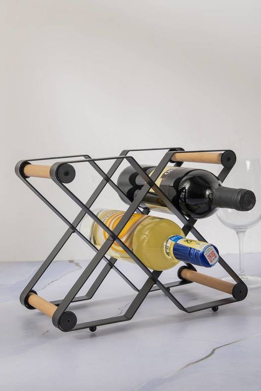 Porta Botellas de Metal 5 Espacios Concepts | De Prati Tienda Online