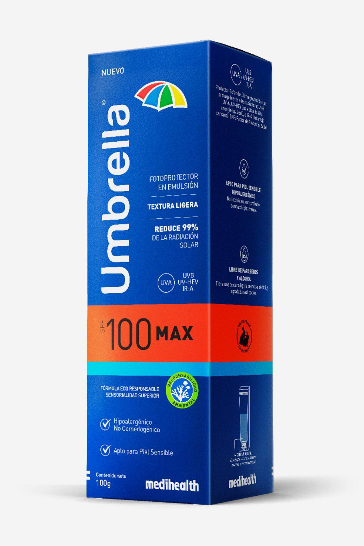Protector Solar Max SPF 100 Umbrella 100 g | Deprati Tienda Online