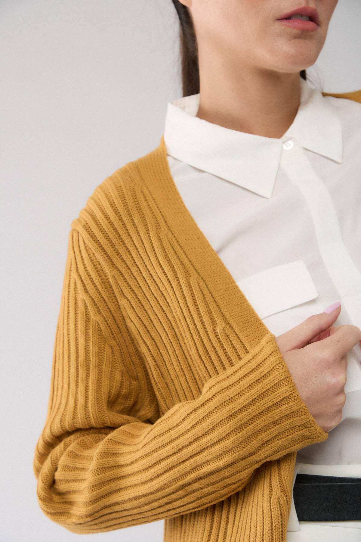 Cárdigan Largo Abierto Look Express | De Prati Tienda Online