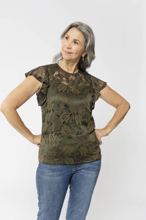 Blusa con Randa Amanda | De Prati Tienda Online