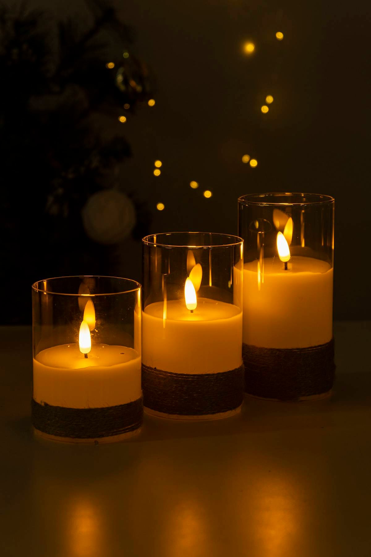 Set de Velas Decorativas Santini x3 | Deprati Tienda Online