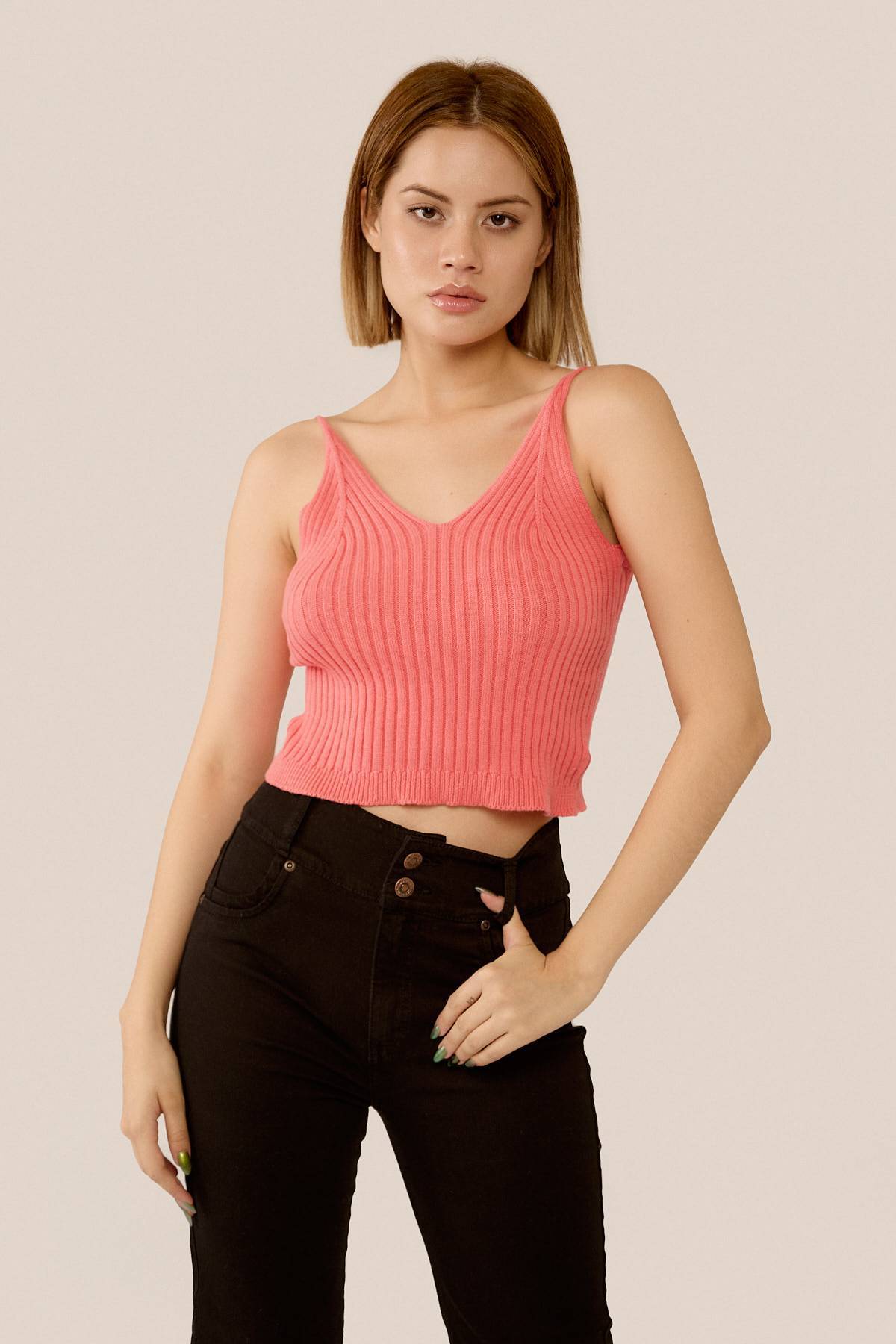 Camiseta de Tiras Unicolor Look Express | De Prati Tienda Online