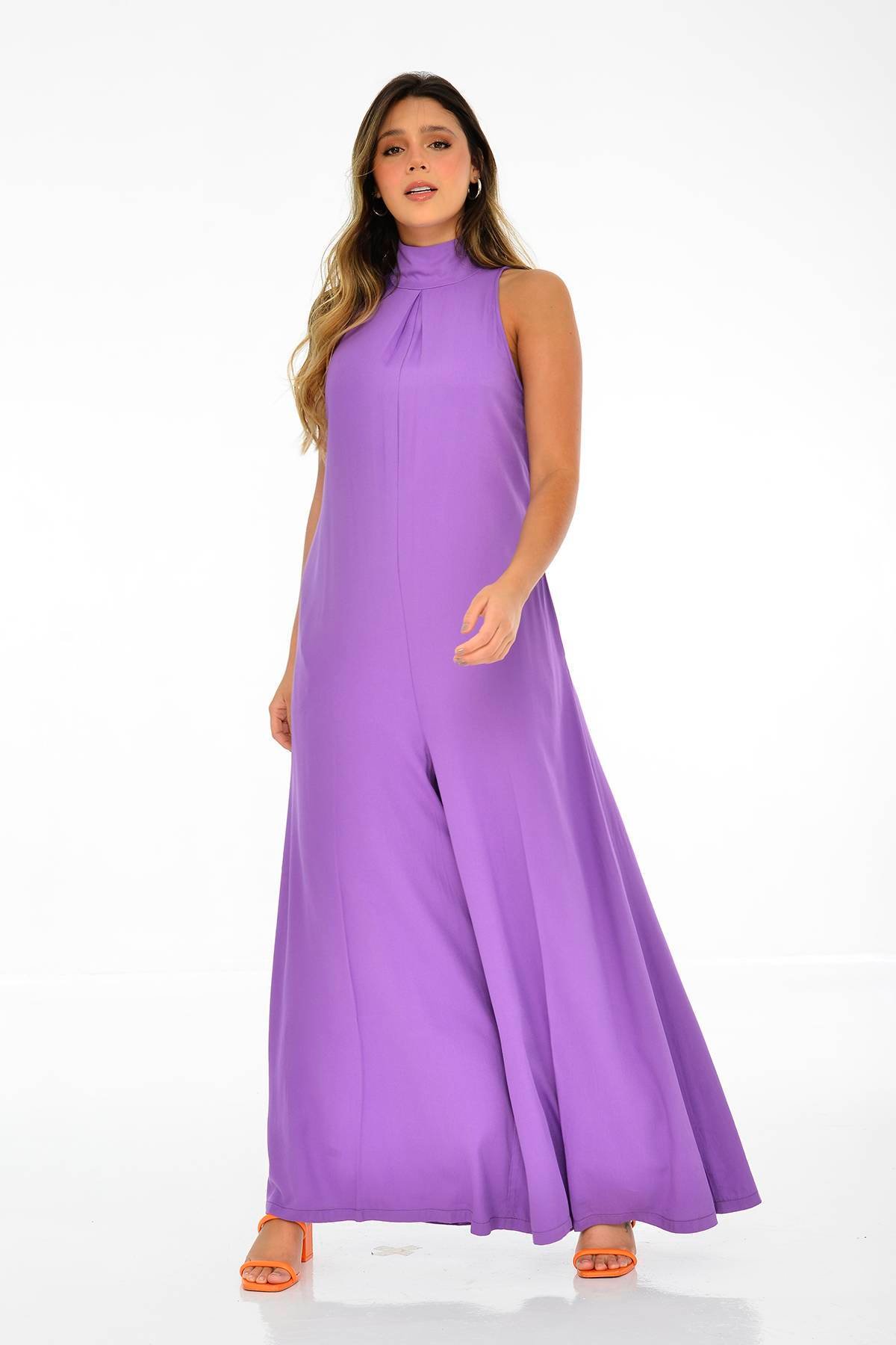 Enterizo Largo Halter New Line Moda | Deprati Tienda Online