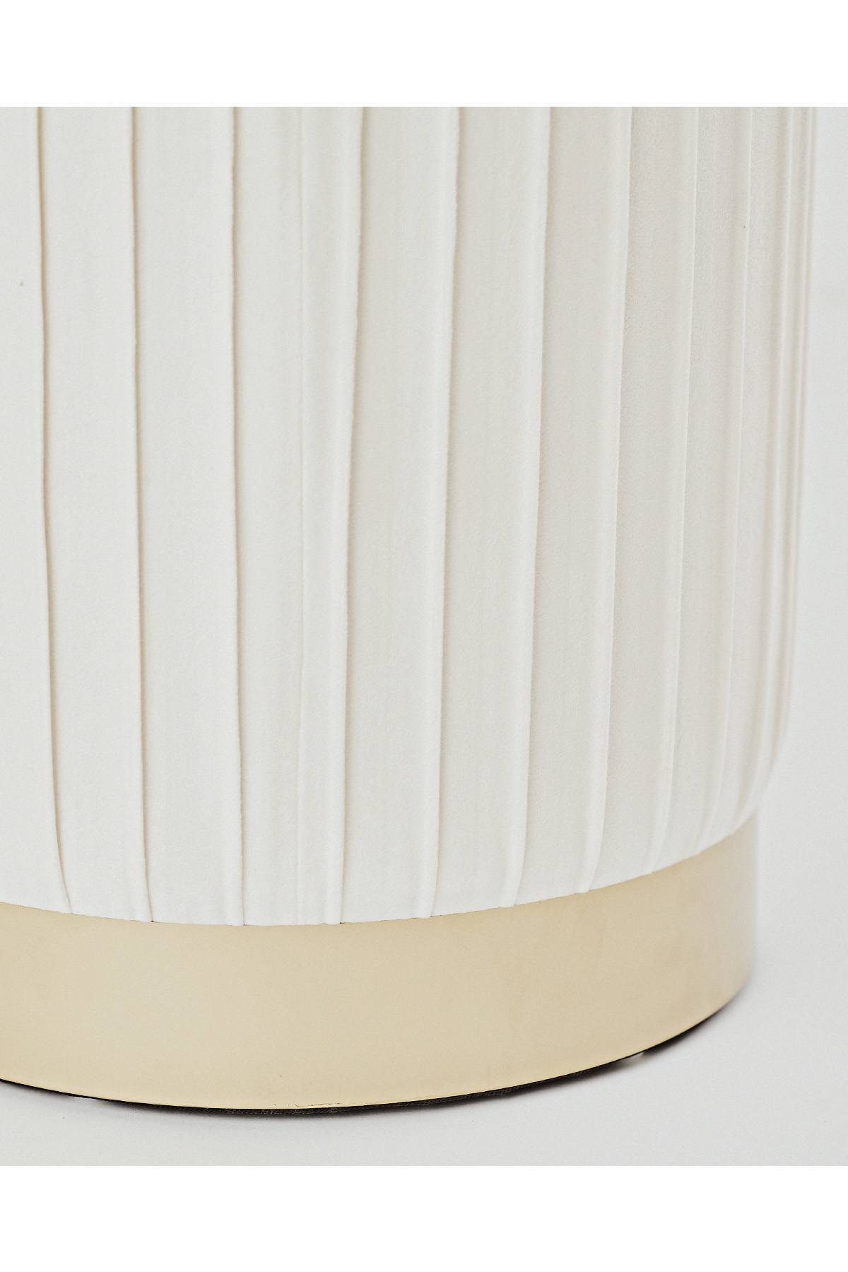 Puff Beige Deconova | Deprati Tienda Online