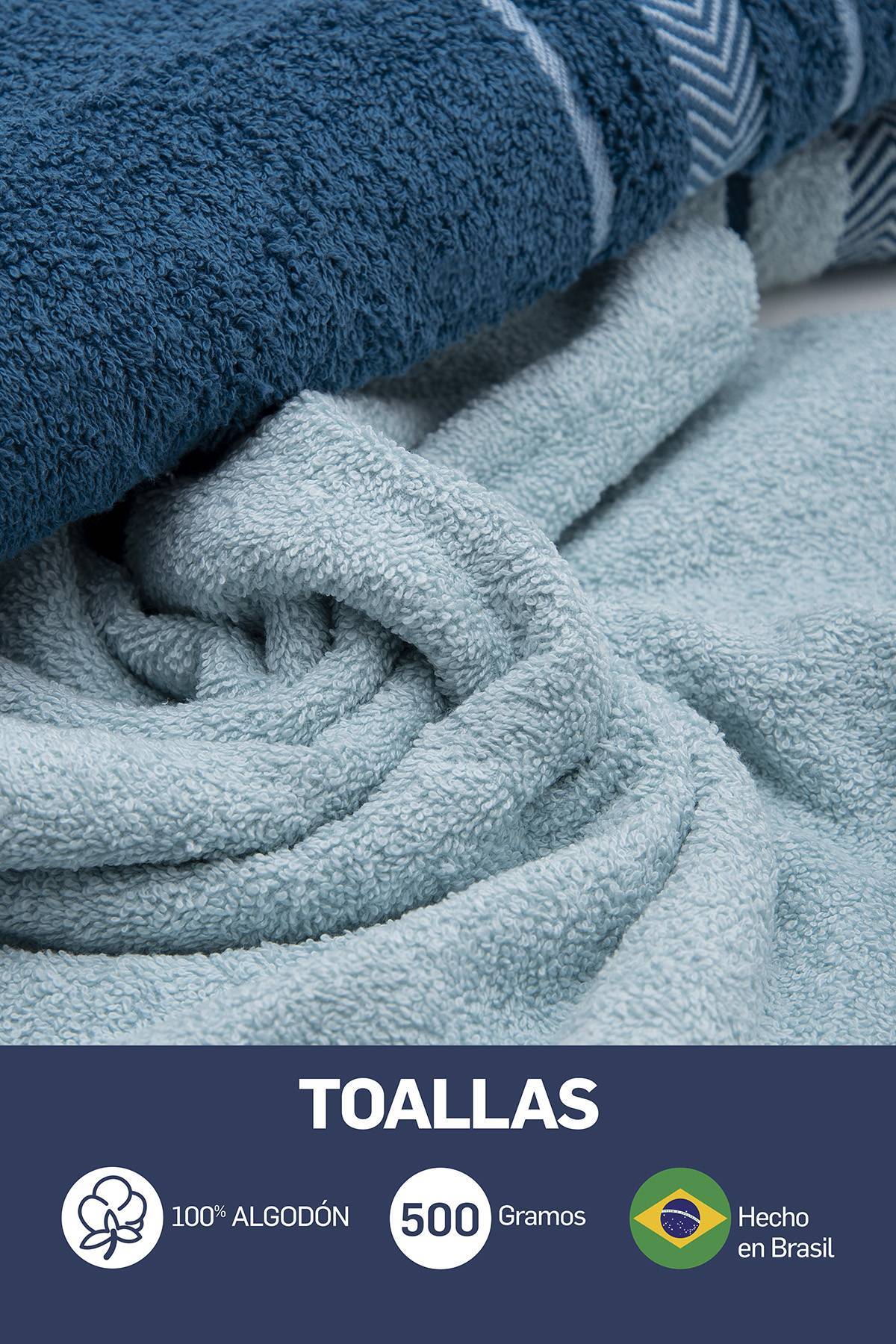 Set de Toallas Deconova 500 g x3 | Deprati Tienda Online
