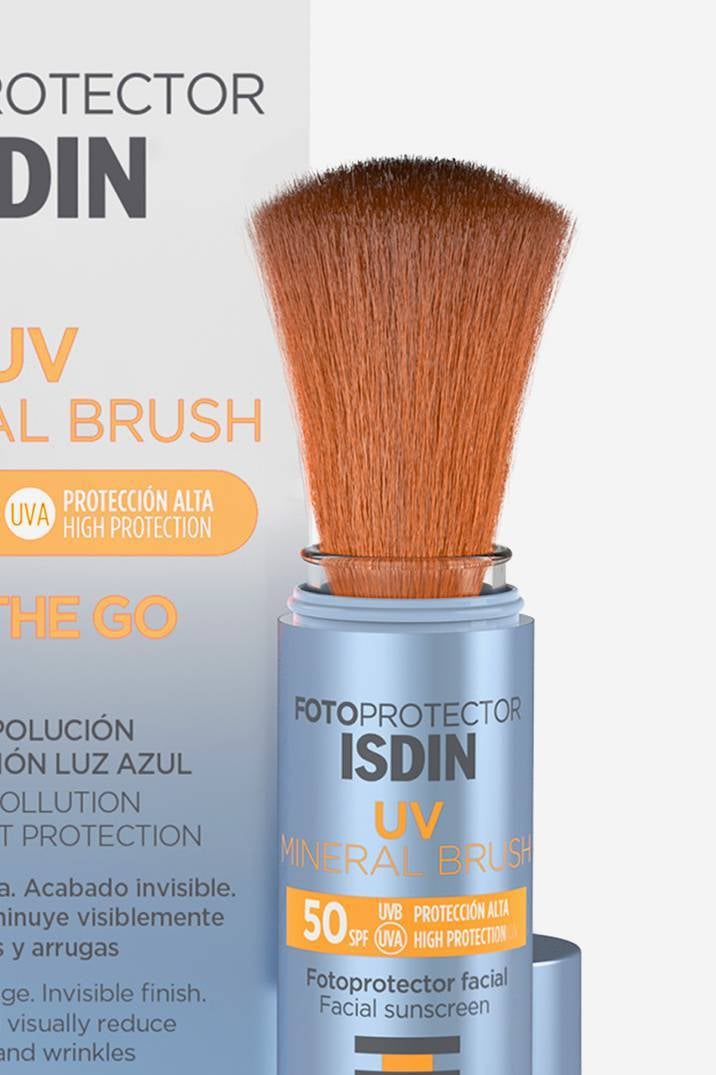 Protector solar UV Mineral Brush Isdin 2 g | Deprati Tienda Online