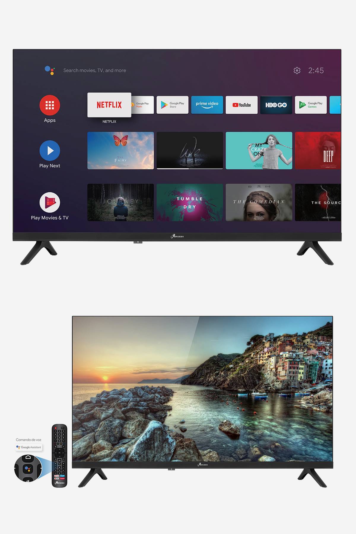 Combo Android TV 4K UHD 65 Pulgadas + Android TV FHD Riviera 43 ...