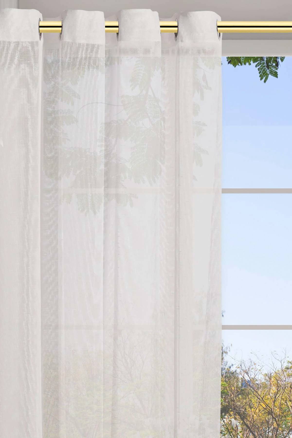 Visillo Blanco Deconova | Deprati Tienda Online
