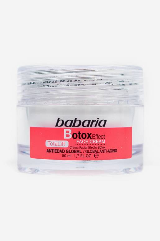 Crema Facial Antiedad Botox Effect Babaria 50ml | Deprati Tienda Online