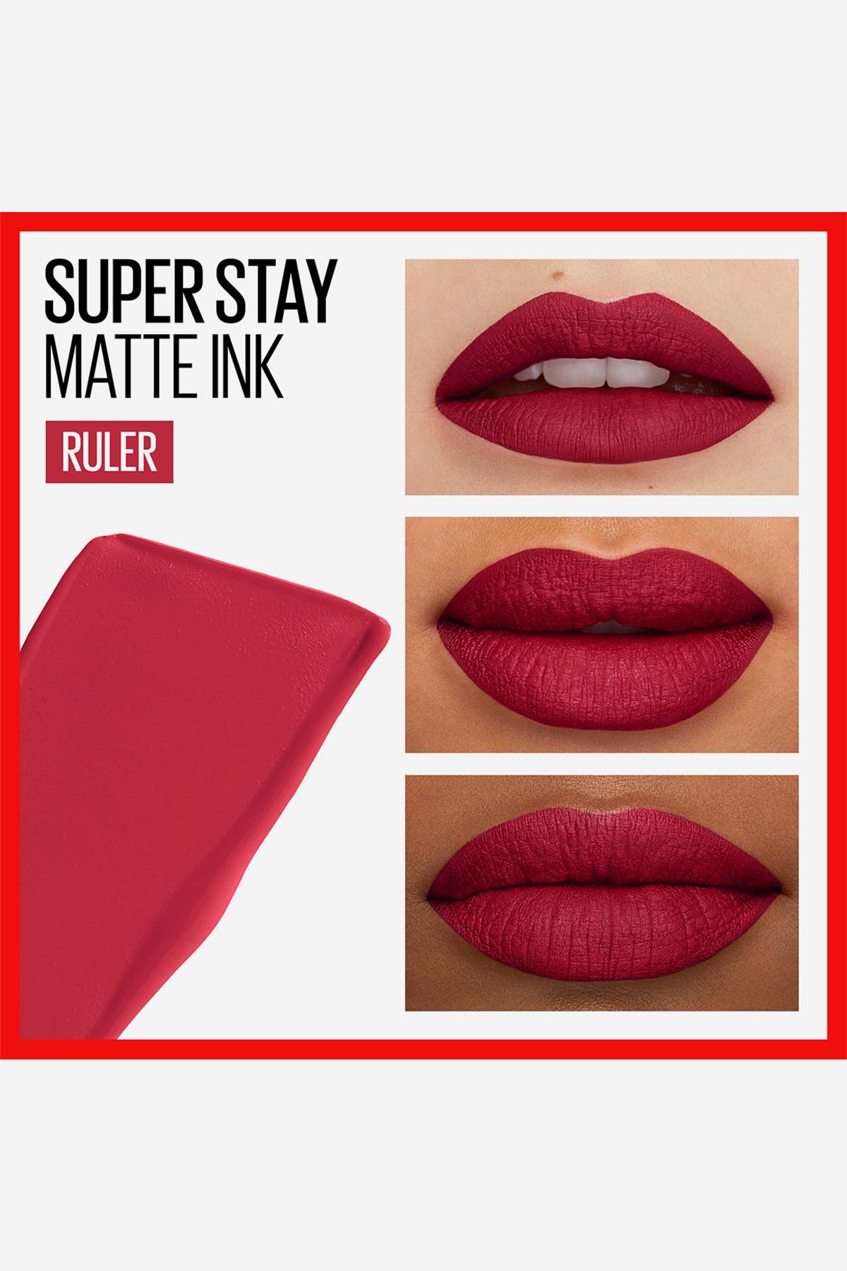 Labial Líquido Super Stay Ink Matte Maybelline Ruler | Deprati Tienda ...