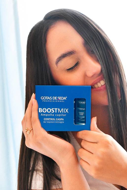 Ampollas Capilar Boostmix Control de Caspa Gotas de Seda x4 | De Prati Tienda Online