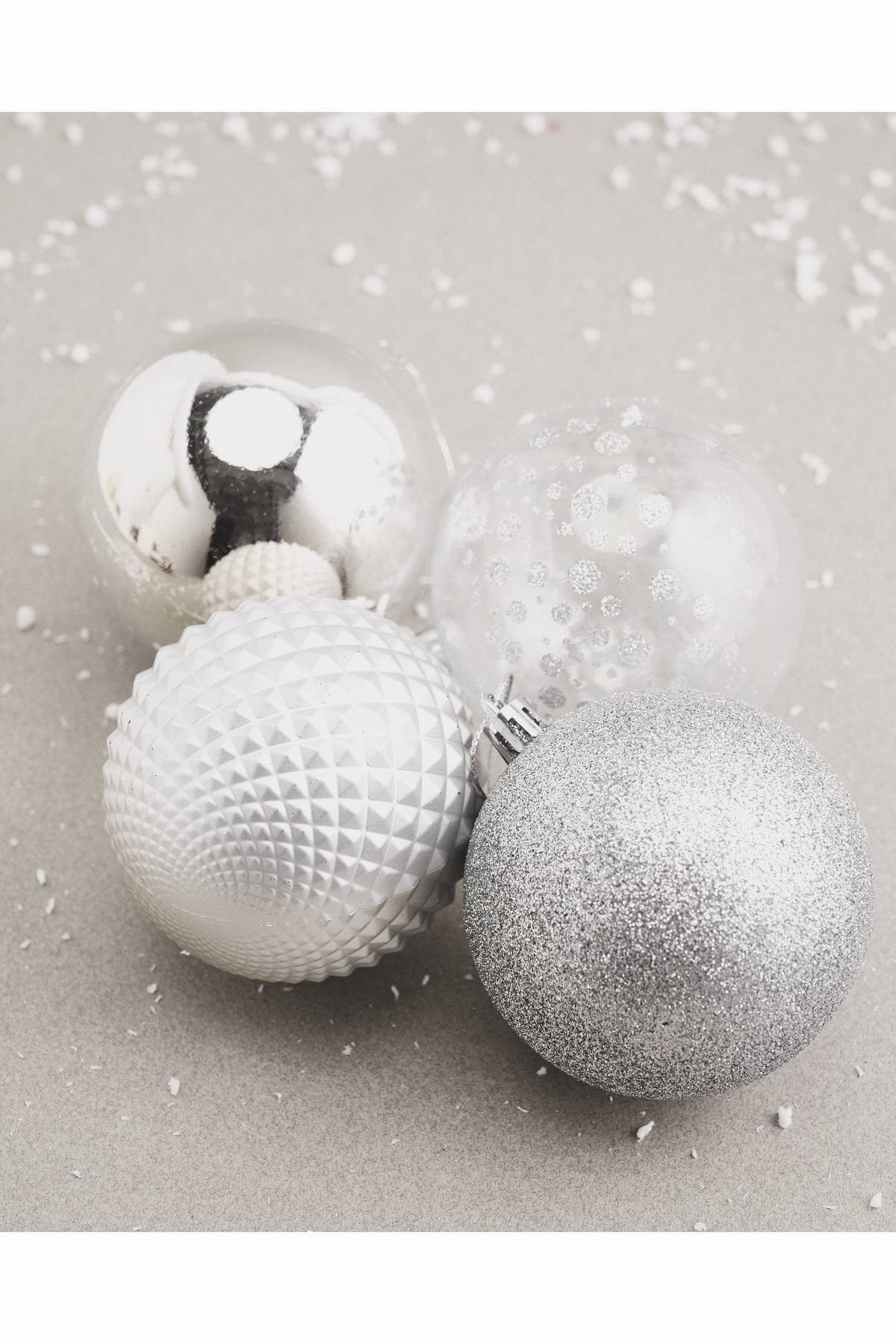 Set de Esferas Colgantes Plateadas Concepts x10 | Deprati Tienda Online