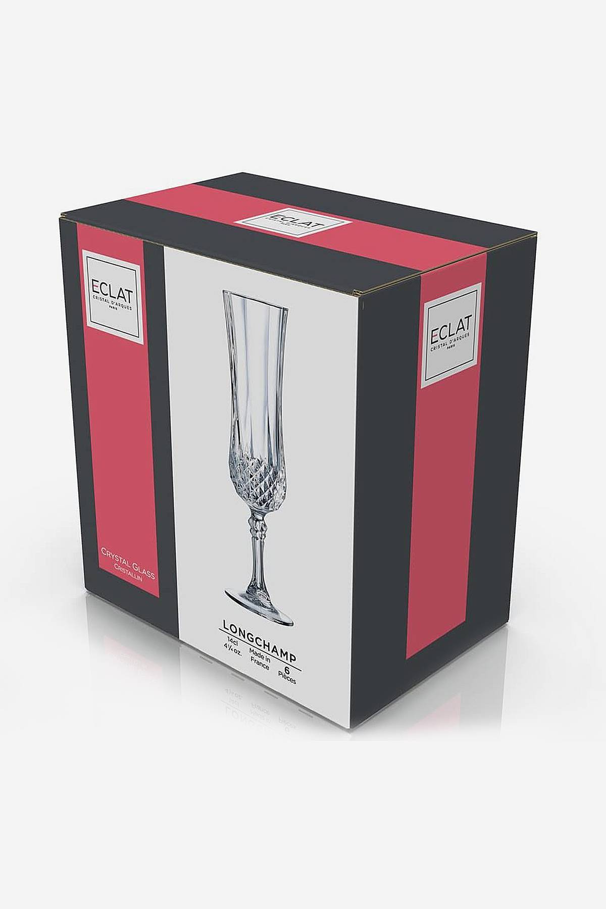 Set de copas Flauta de Vidrio Luminarc Longchamp x6 | De Prati Tienda ...