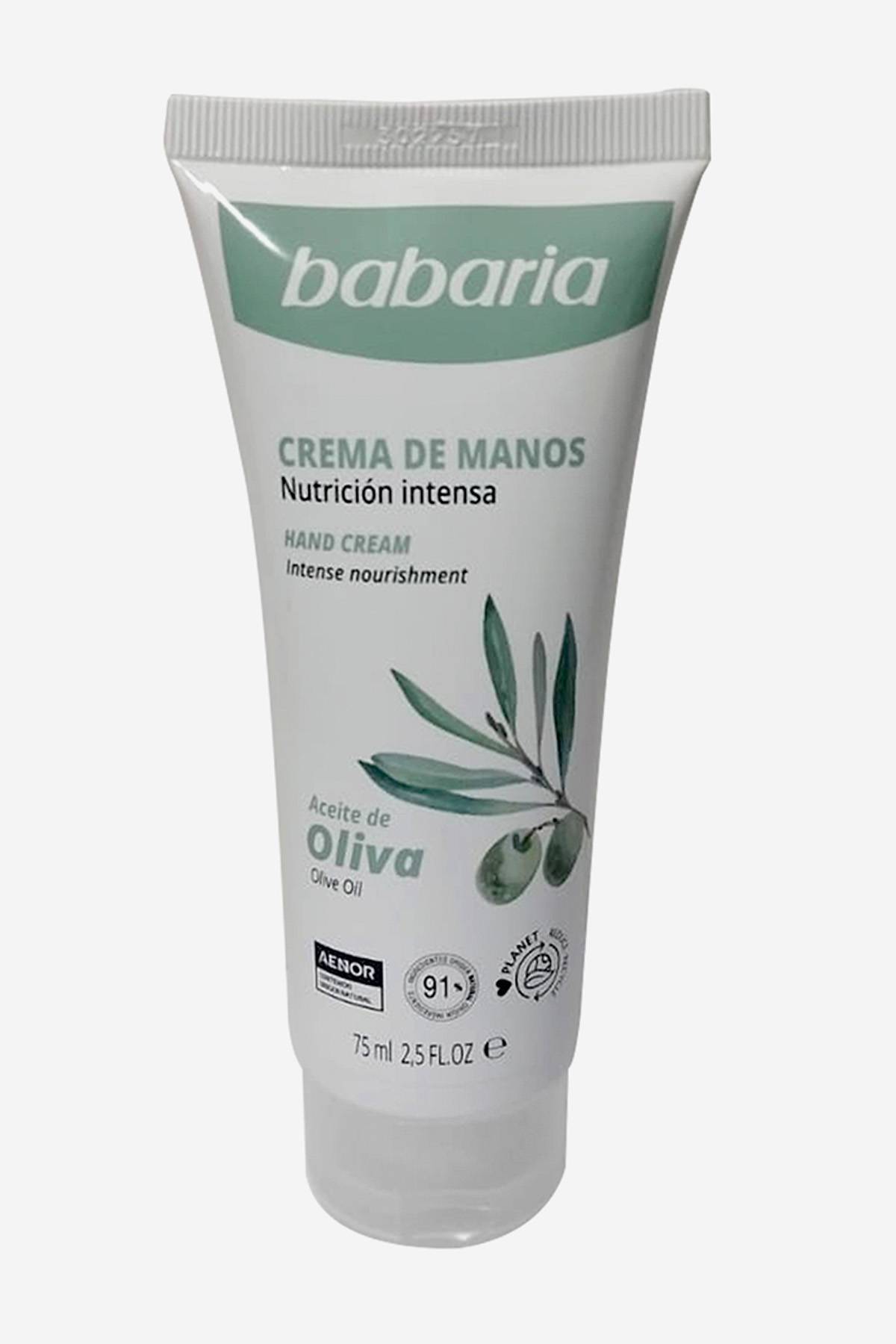 Crema de Manos con Aceite de Oliva Babaria 75ml | Deprati Tienda Online