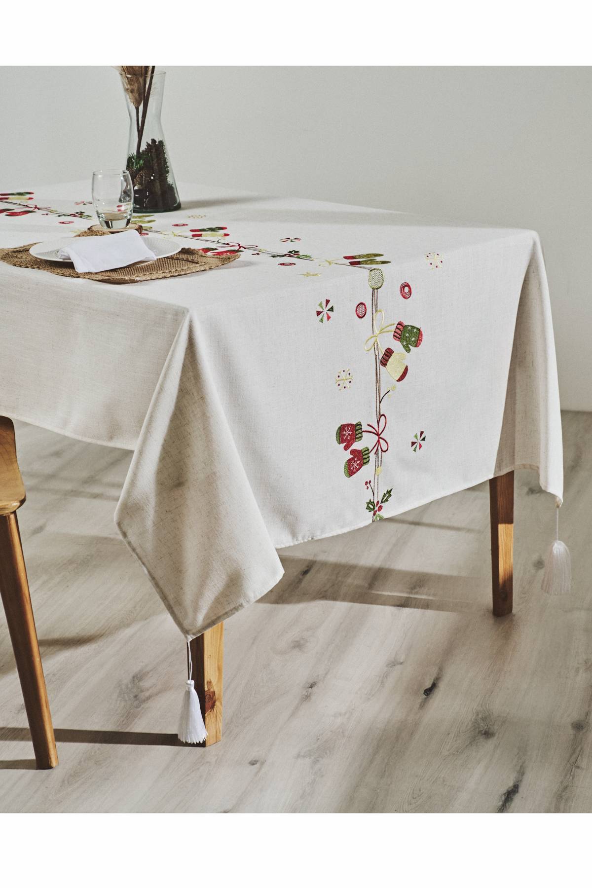 Mantel Rectangular Blanco Deconova 6 Puertos | Deprati Tienda Online