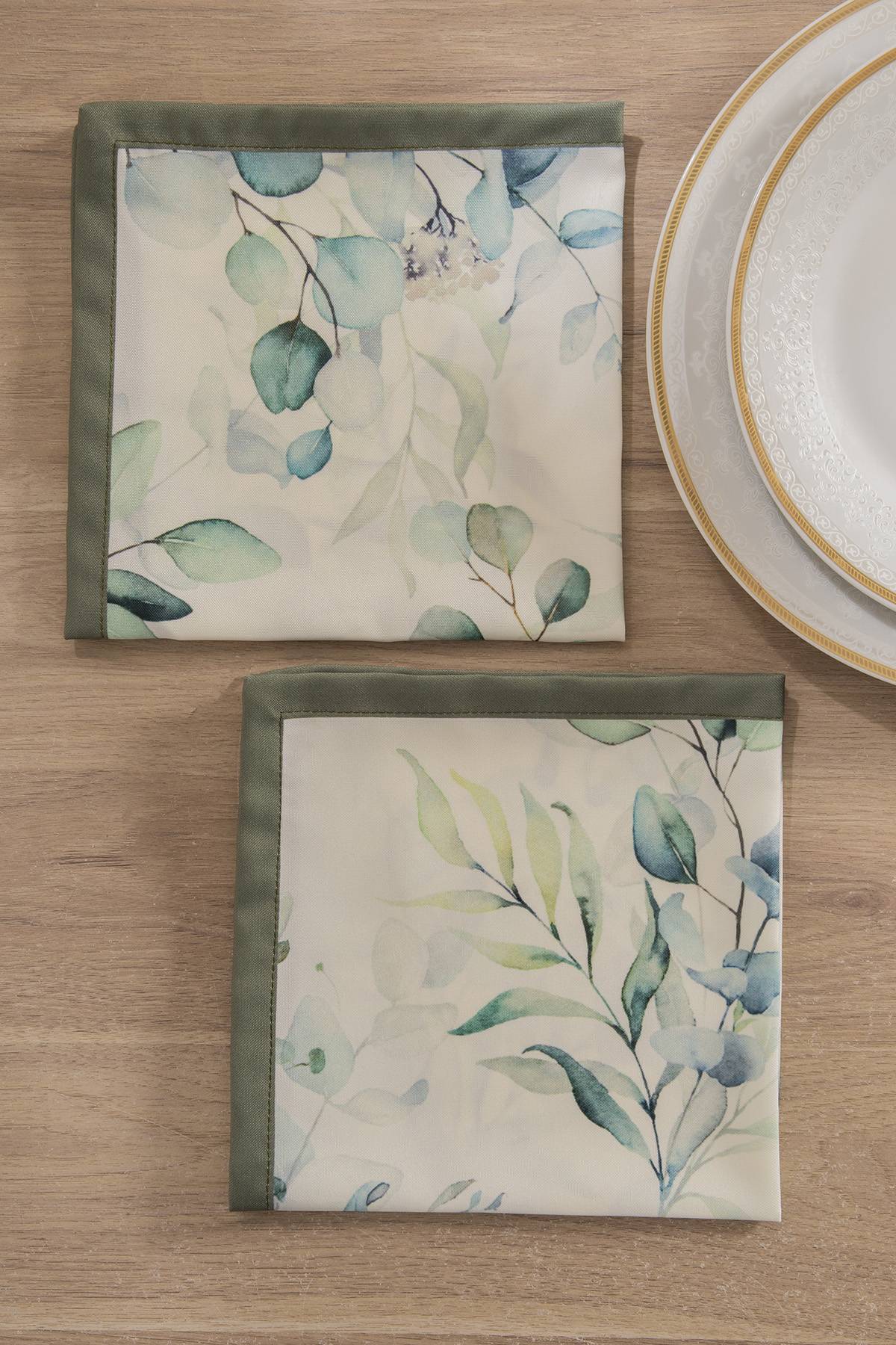Set de Servilletas Cuadradas de Eucaliptos Bella Tavola x2 | De Prati Tienda Online