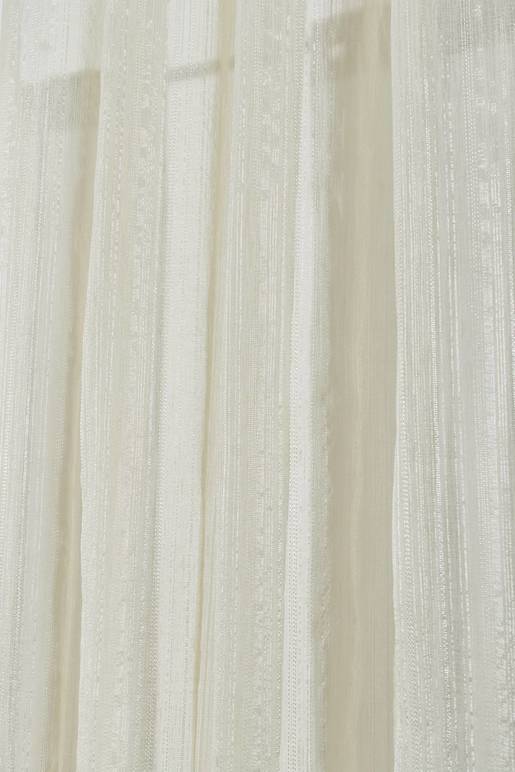 Visillo Ivory con Rayas Tergal Deconova | Deprati Tienda Online