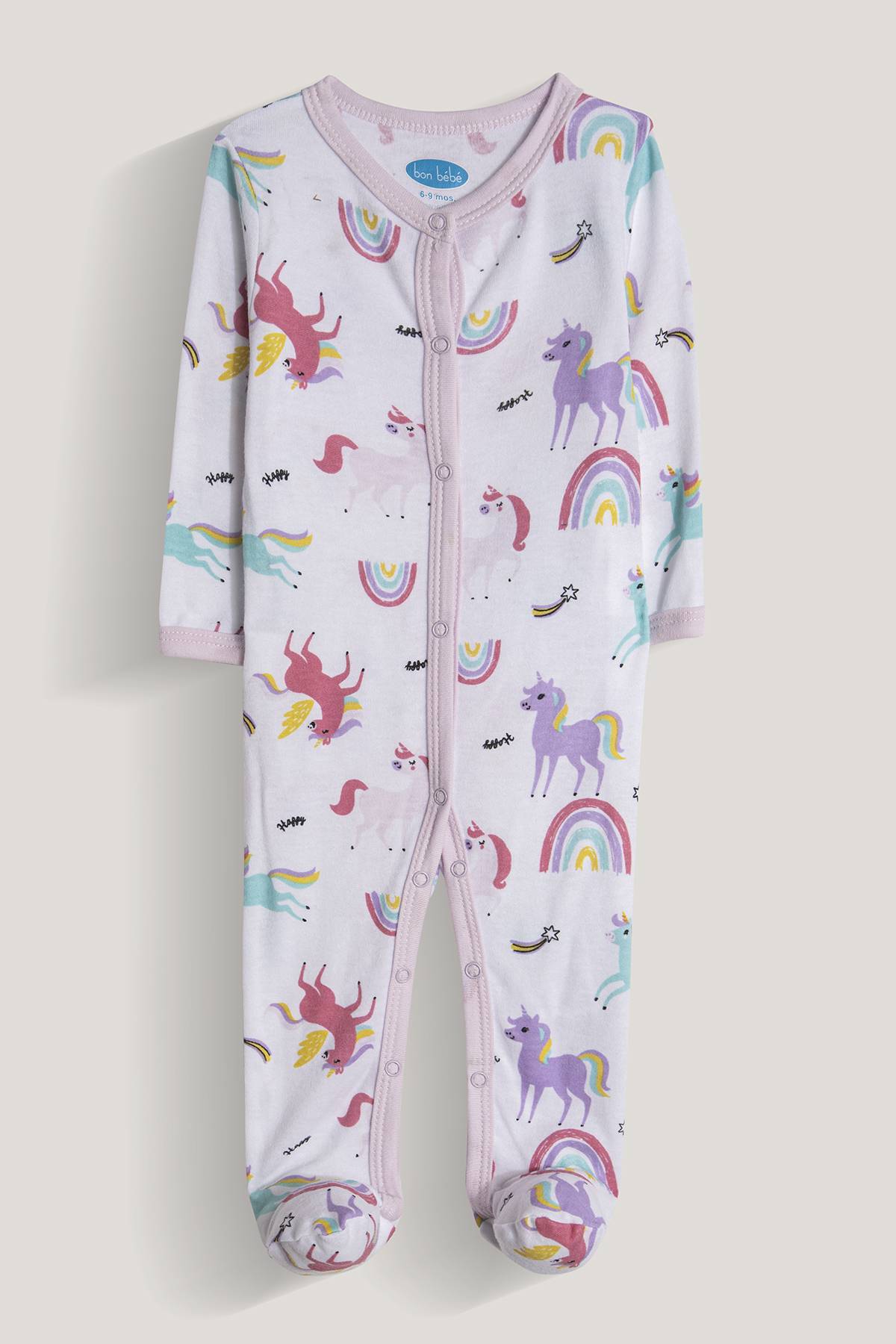 Monito Mini Prints Largo con Pies Bon Bébé | De Prati Tienda Online