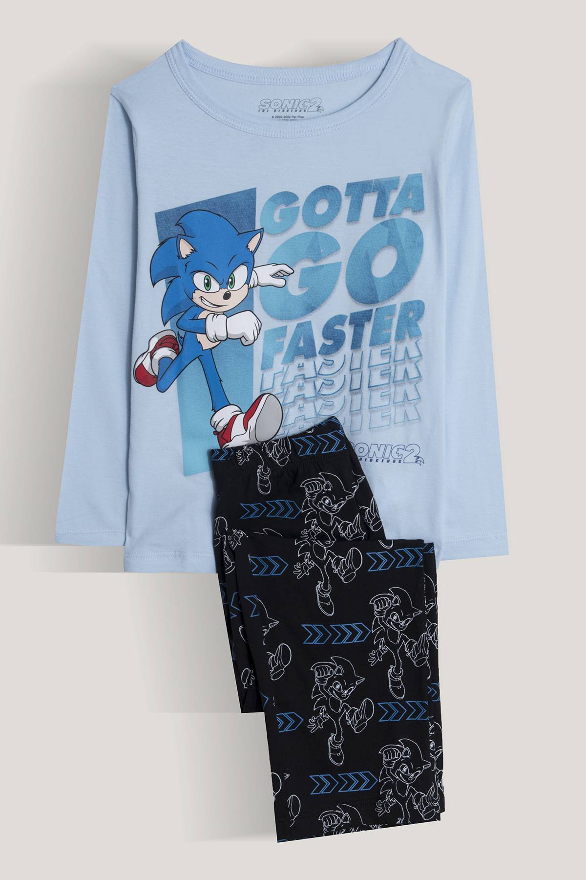 Pijama Estampada Sonic | De Prati Tienda Online