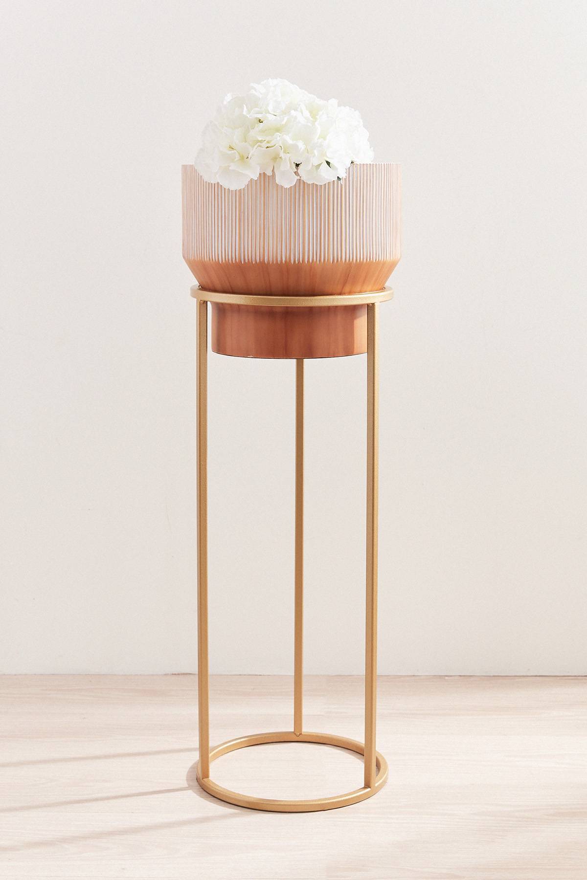 Porta Macetero con Base Terracota Tahua | Deprati Tienda Online