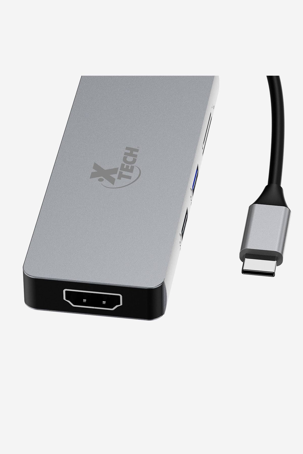 Adaptador Multipuerto USB-C 5 en 1 Xtech XTC-564 | Deprati Tienda Online