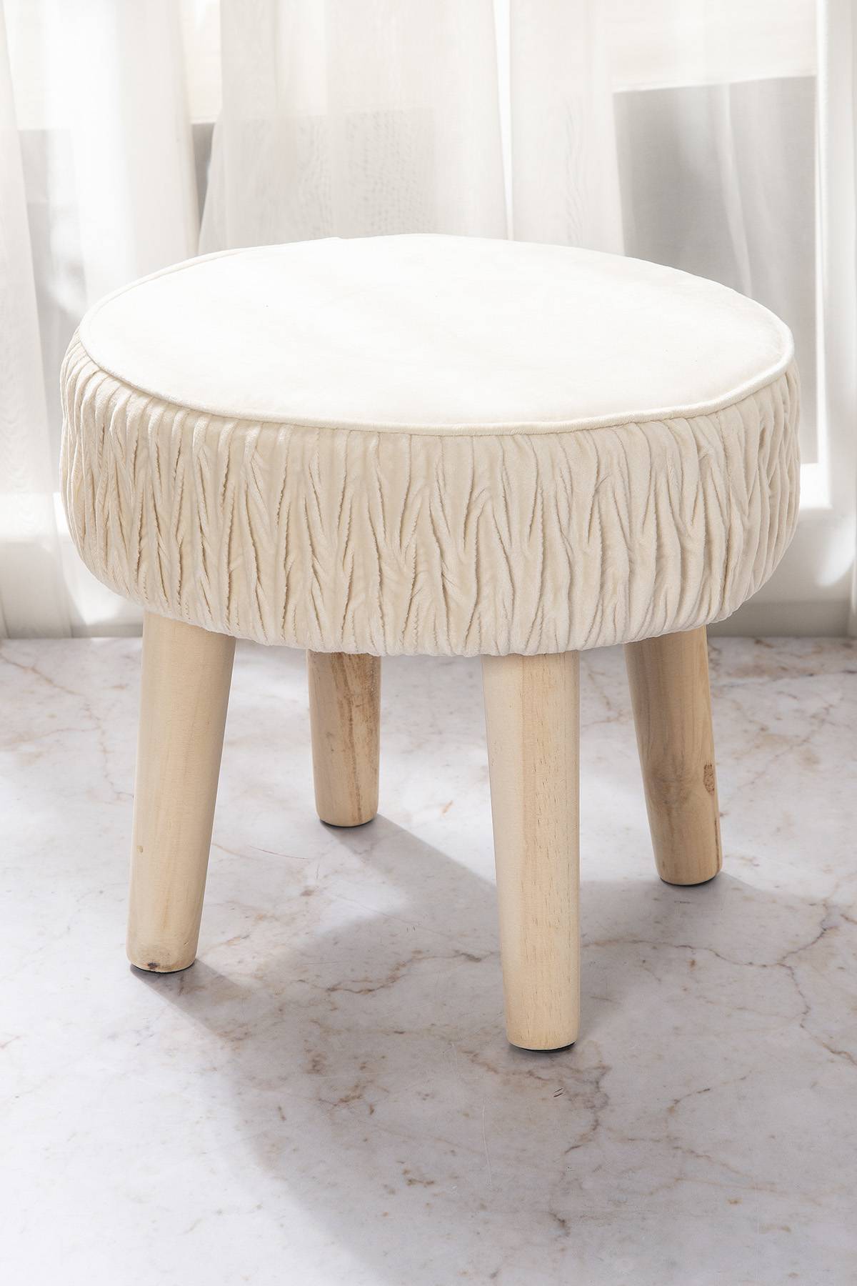 Banquito de 4 Patas Creative Beige | De Prati Tienda Online