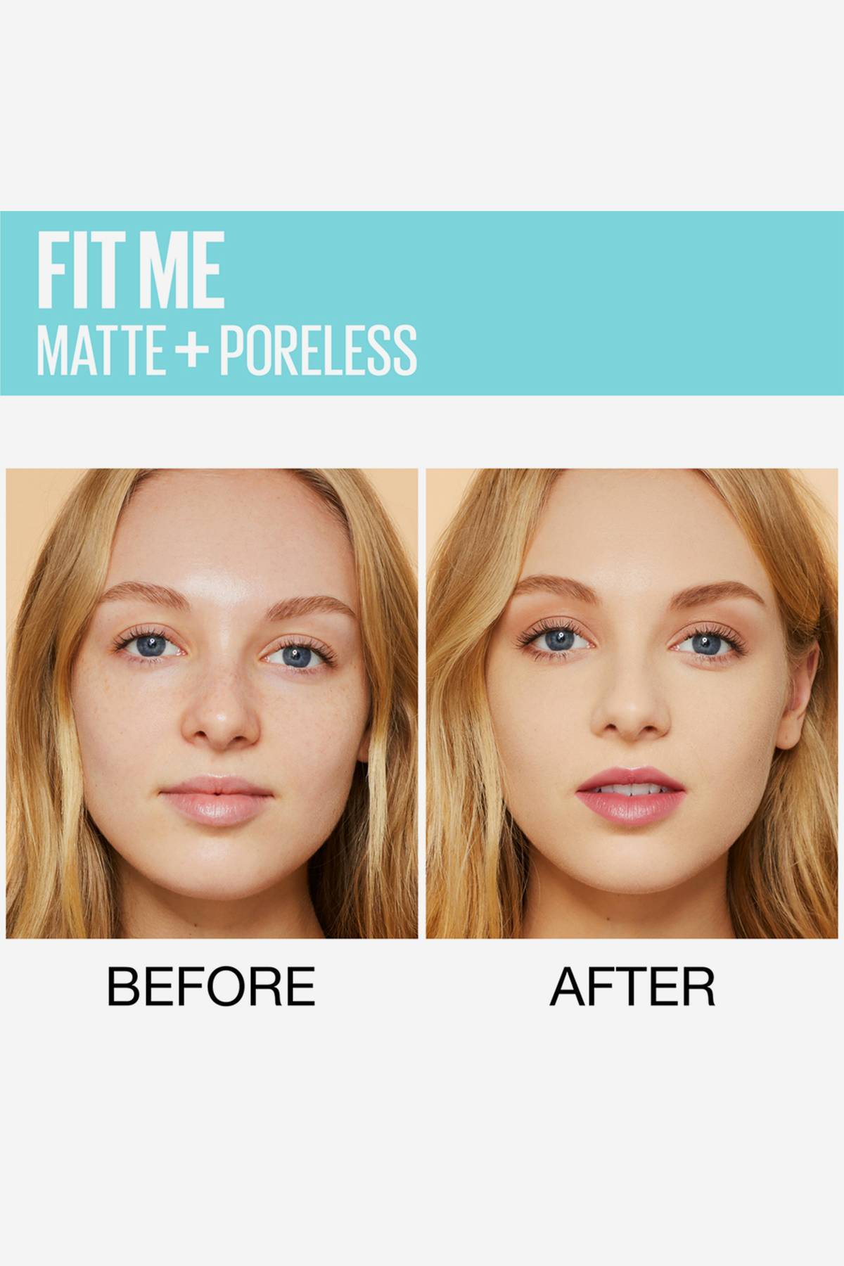 Base Líquida Fit Me Matte & Poreless Maybelline Buff Beige 130 ...