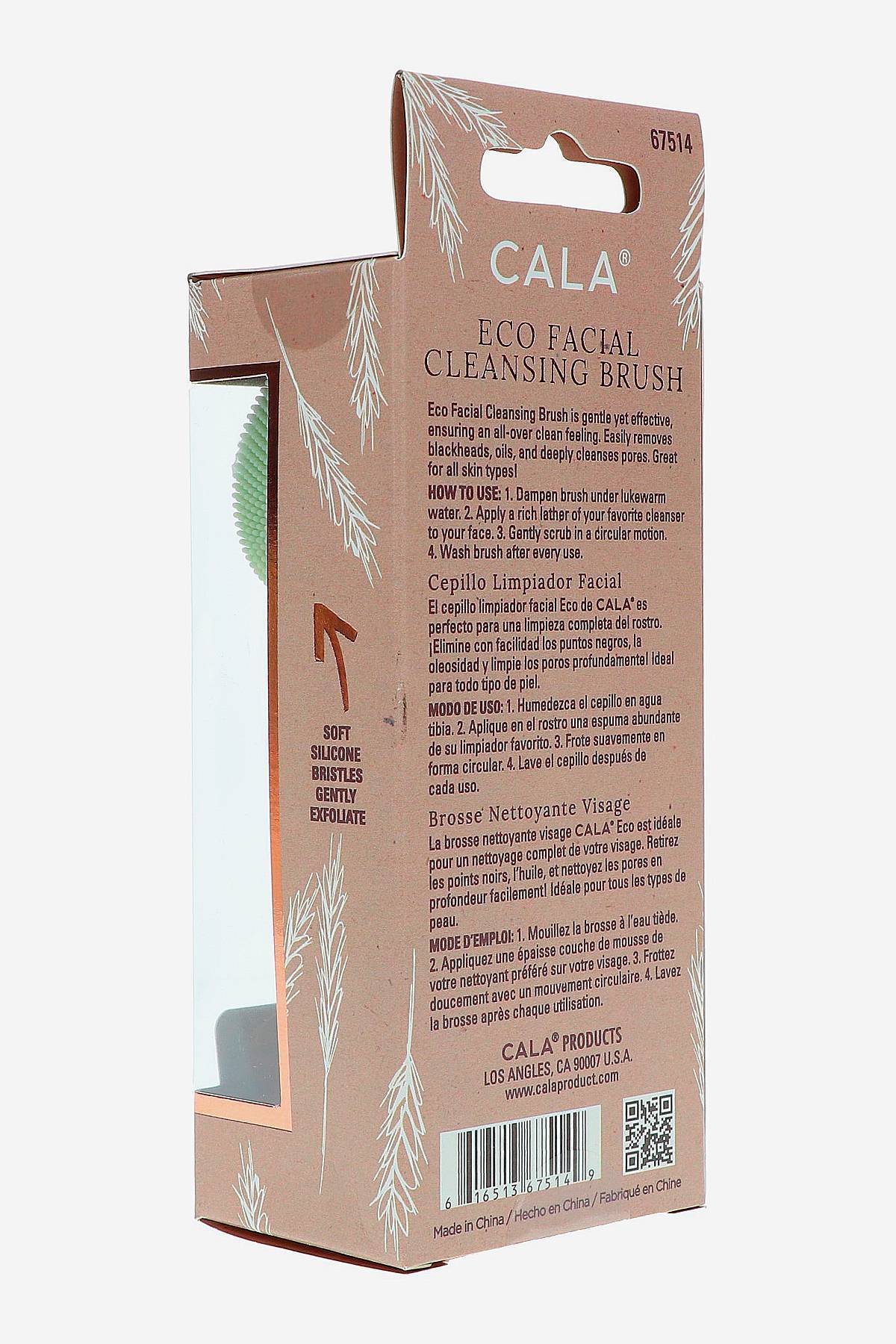 Cepillo Facial Dual Ecológico Cala Products | De Prati Tienda Online