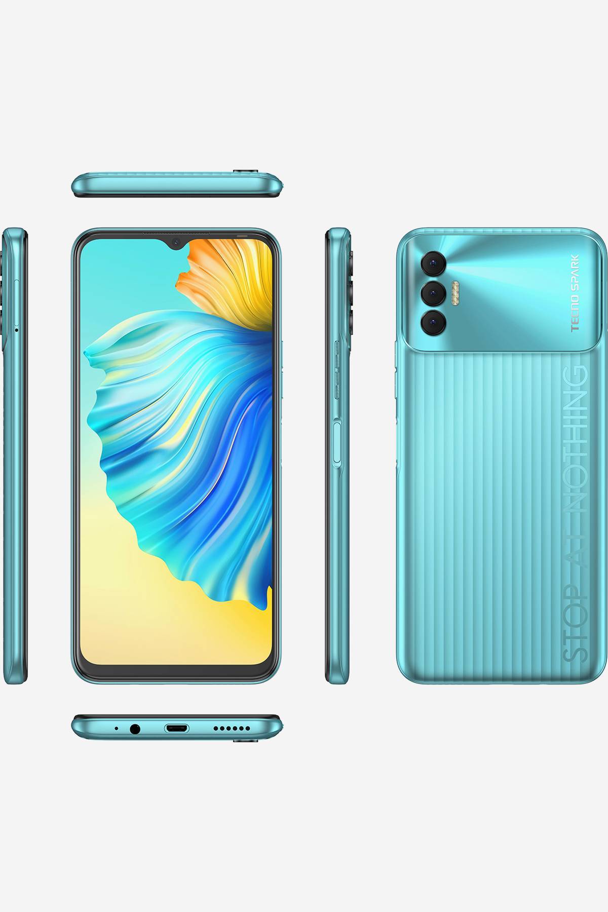 Tecno Spark 8P Turquesa | Deprati Tienda Online