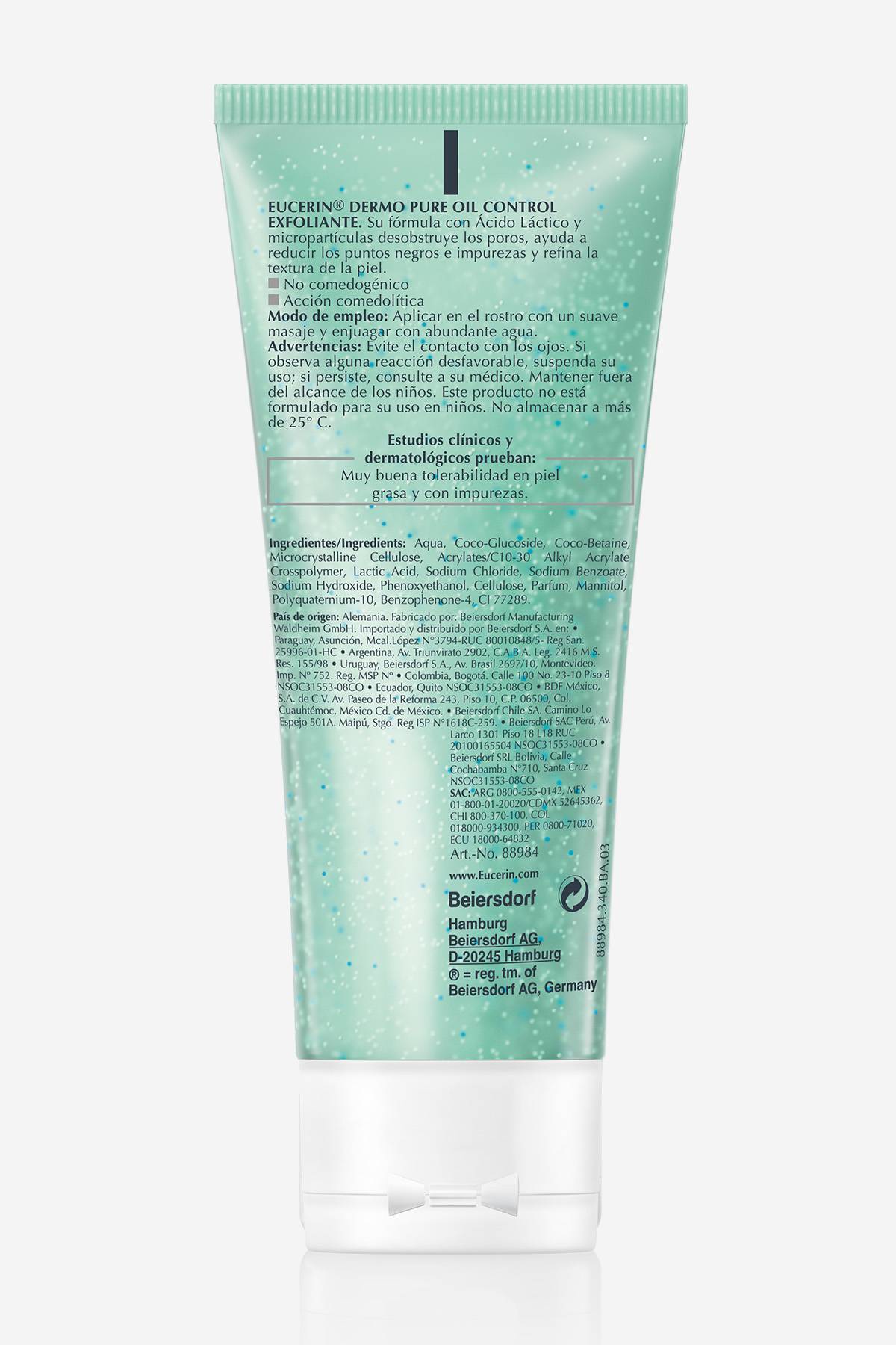 Exfoliante Dermo Pure Eucerin 100 ml | Deprati Tienda Online