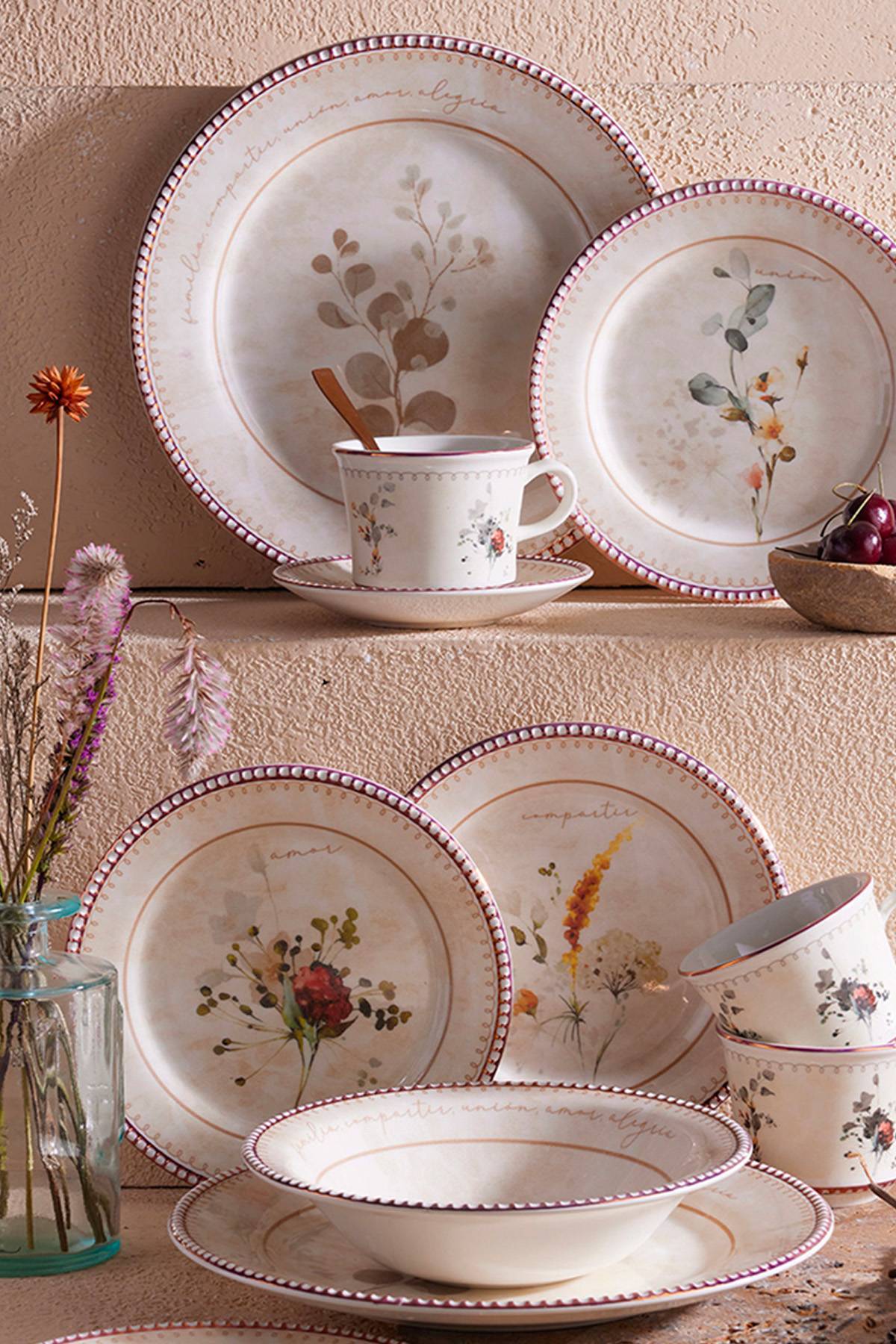 Set de Vajilla Cerámica Corona X20 | Deprati Tienda Online