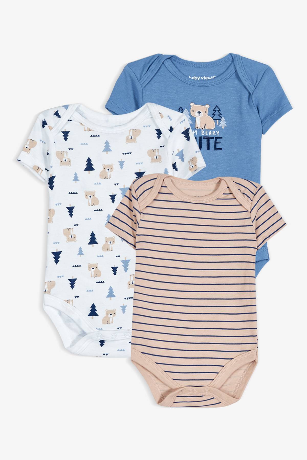 Set de Bodys Baby Views By Bon Bébé x3 | De Prati Tienda Online