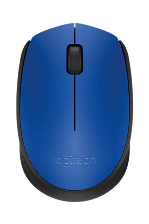 Mouse Inalámbrico M190 Logitech Negro con Azul | Deprati Tienda Online