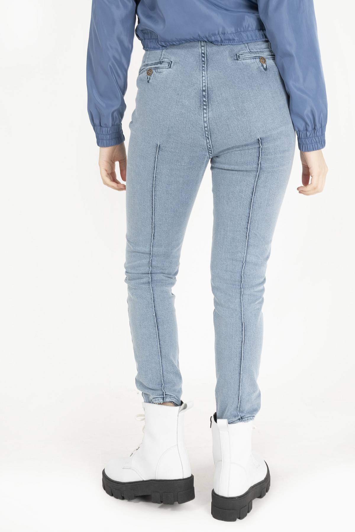 Jeans Skinny Tiras en Tobillo H&O | De Prati Tienda Online