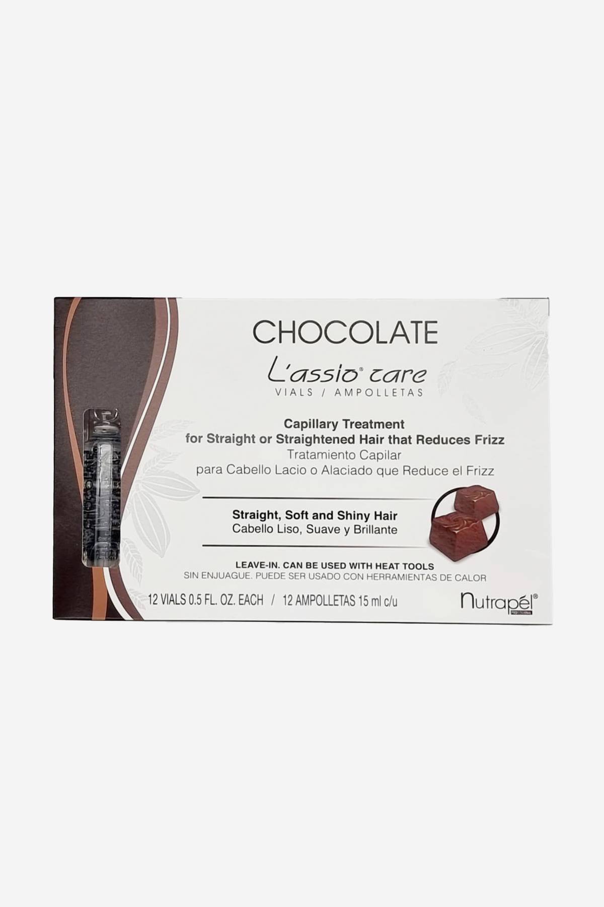 Set de Ampollas Capilares Lassio Chocolate Keráctive X12 | Deprati ...