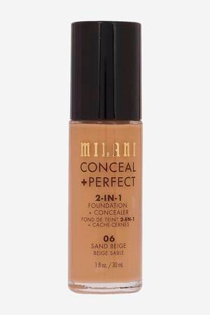 Base Líquida Conceal + Perfect Milani Sand Beige 06 | Deprati Tienda Online