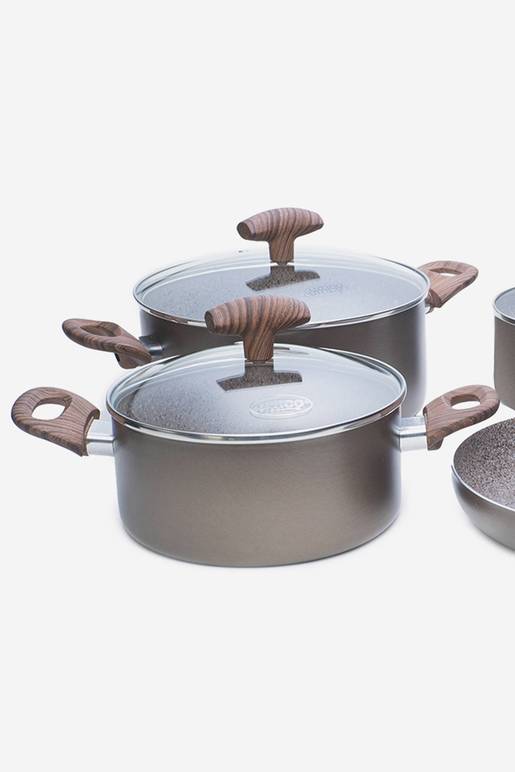 Set de Ollas Acero Inoxidable Umco Luxury X4 | Deprati Tienda Online