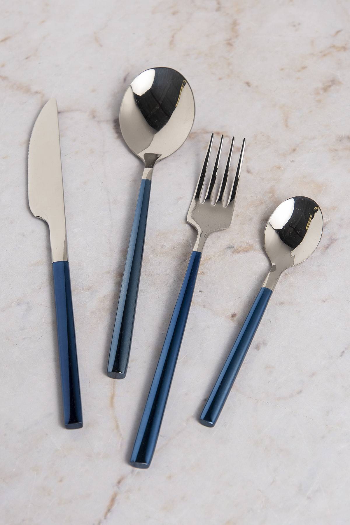 Set de Cubiertos de Acero Five x24 | De Prati Tienda Online