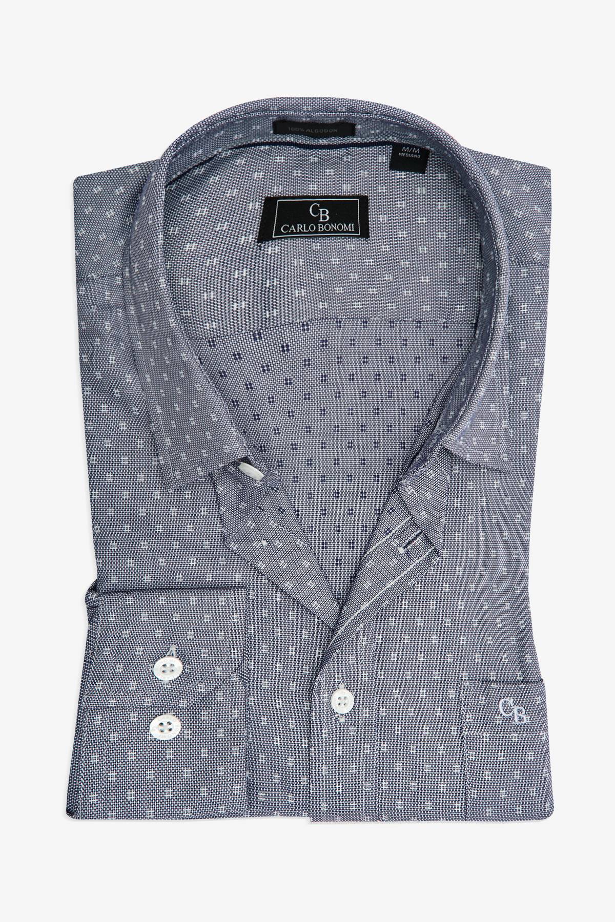 Camisa Regular Manga Larga Carlo Bonomi | De Prati Tienda Online