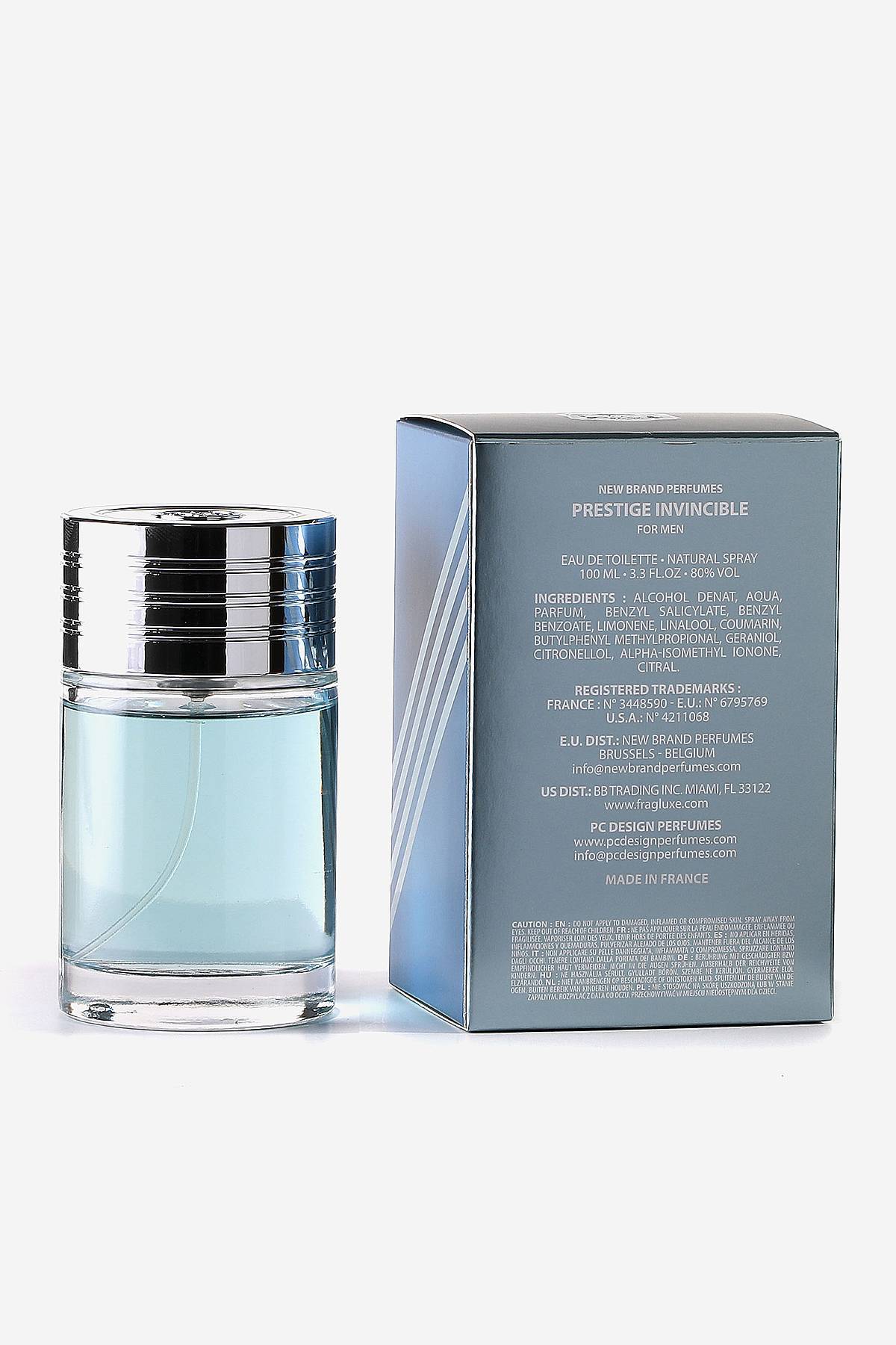 Eau De Toilette Invincible New Brand Prestige 100 ml | Deprati Tienda ...