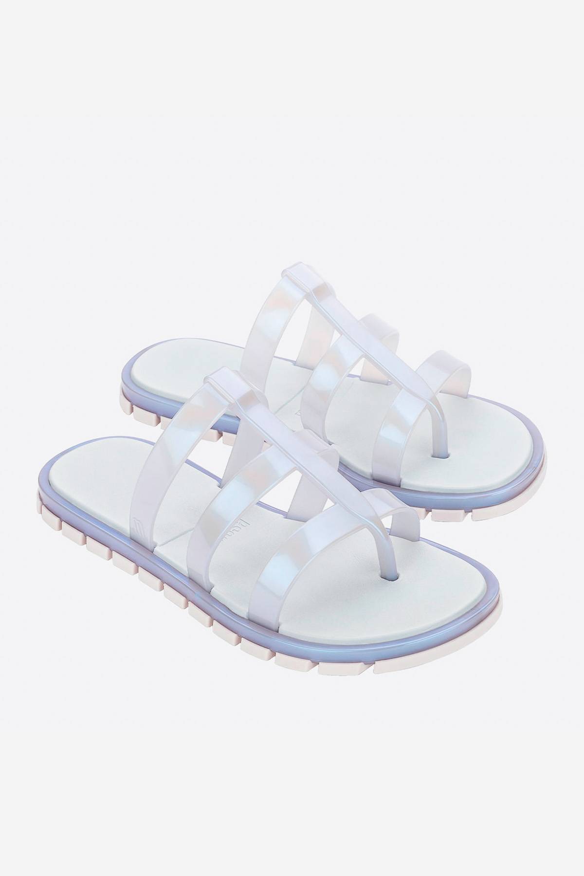 Sandalia Flat Path Slide AD con Tiras Melissa | Deprati Tienda Online