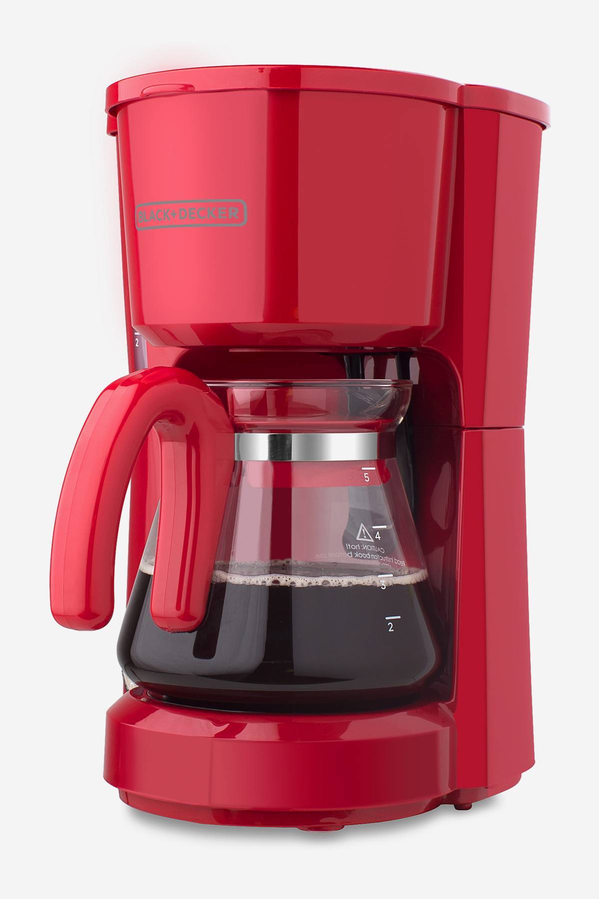 Cafetera con Filtro Permanente Black & Decker Rojo | Deprati Tienda Online