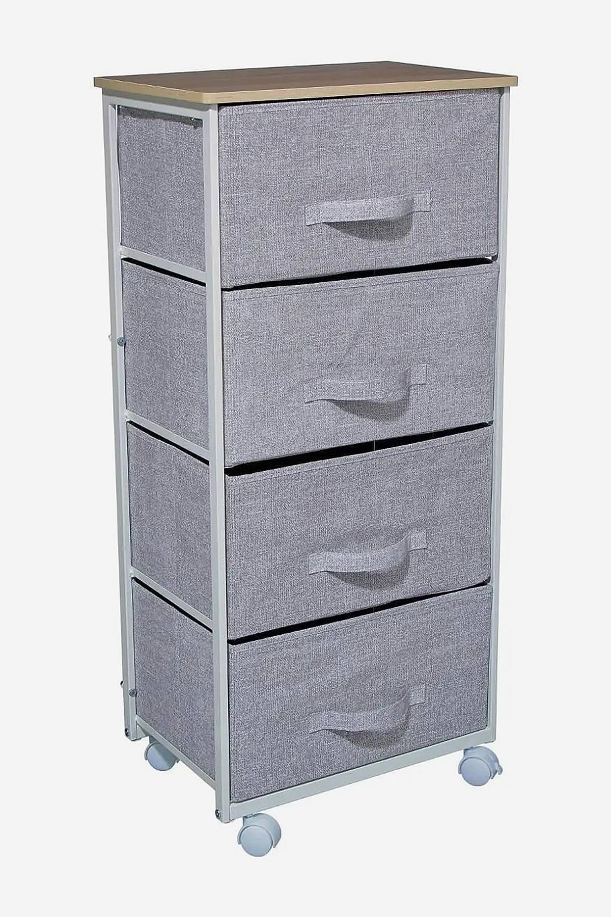 Cajonera con Ruedas de 4 Cajones Five | Deprati Tienda Online